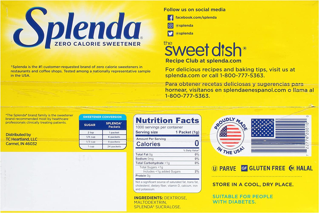 Splenda Packet