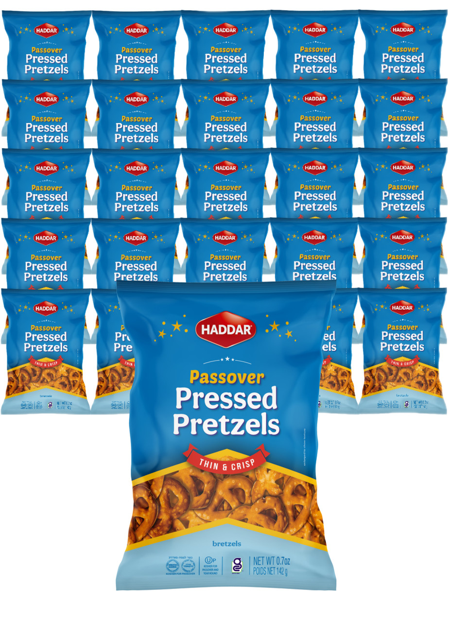 Haddar Gluten Free Pretzels 07 Oz 25 Pack Whole And Natural