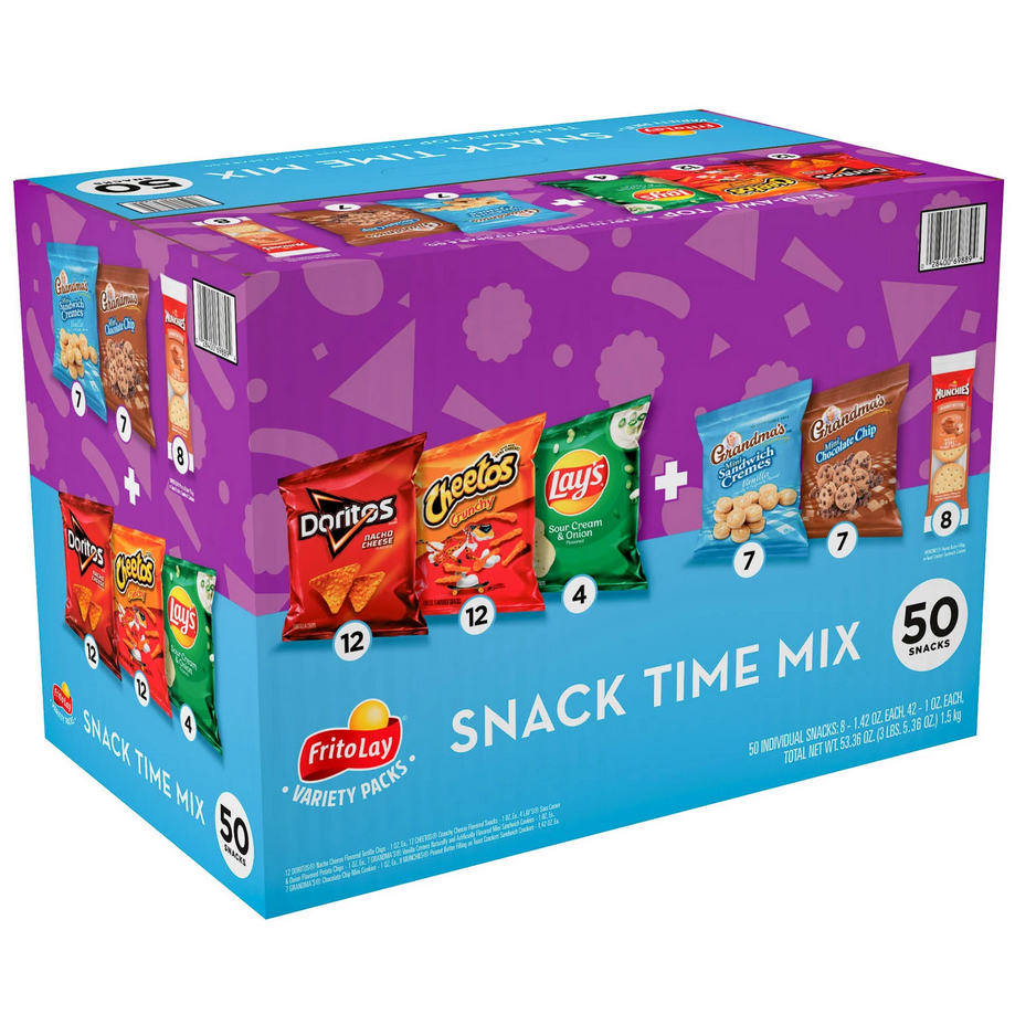 Frito-Lay Snack Time Mix Variety Pack, 50 pk - Whole And Natural