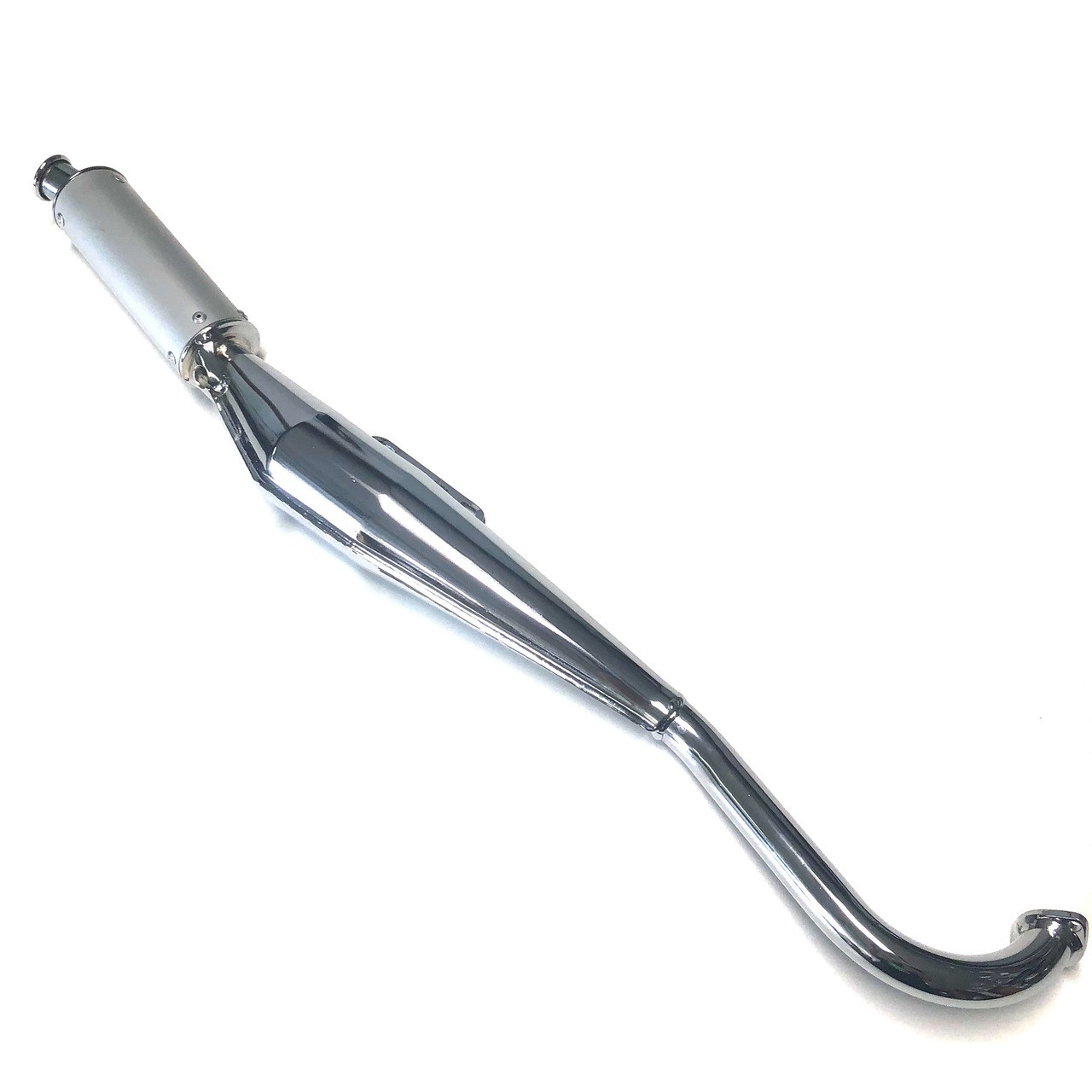 Puch Chrome Bullet Exhaust - DENNY CYCLES LLC