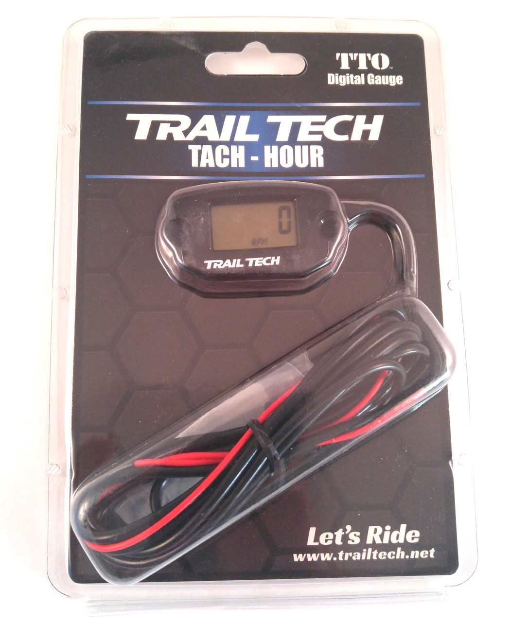 Trail Tech Tach / Hour Gauge 742-A00 - Black - DENNY CYCLES LLC