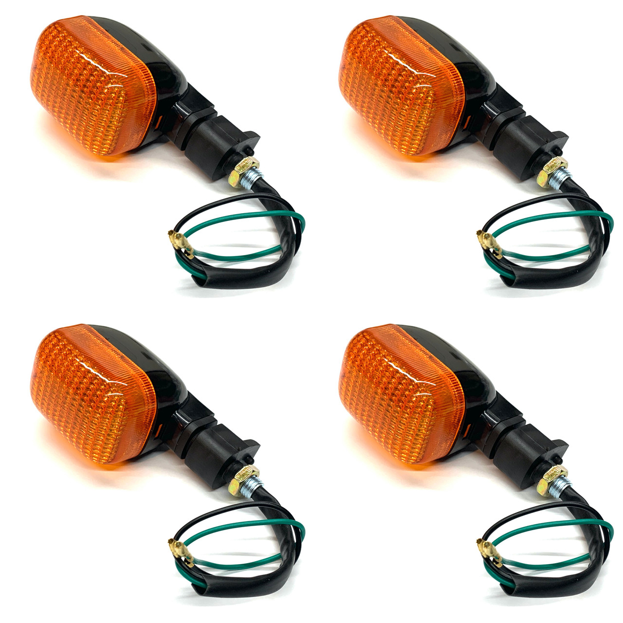 Universal Tomos Style Turn Signal - Black - Set of 4 - DENNY CYCLES LLC