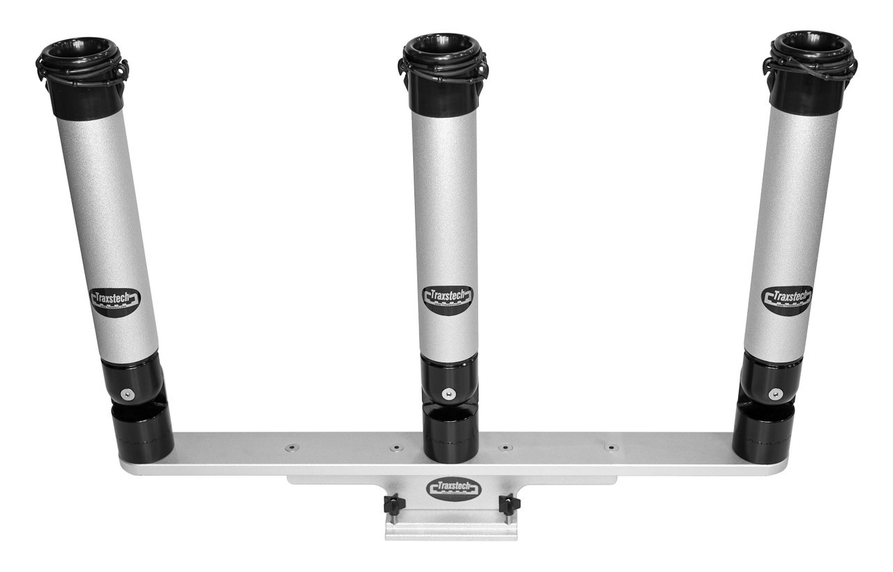 Traxstech RH3 Triple lift and turn rod holder with base to slide in ...