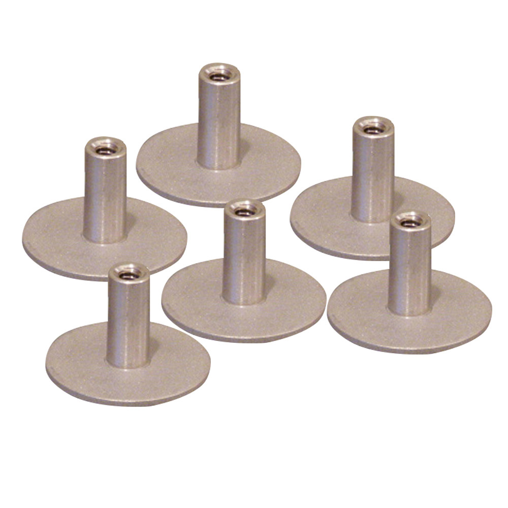 Weld Mount Stainless Steel Standoff 1.25" Base 1/4" x 20 Thread .75 ...