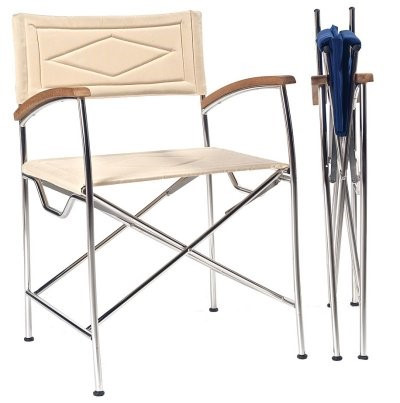 Il Capitano Directors Chair with Teak Arms