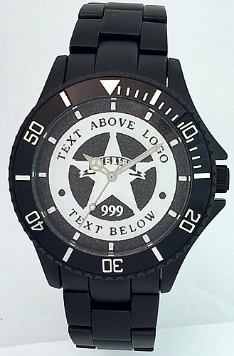Black Aluminum Law Enforcement Watch - Rosewood Designs