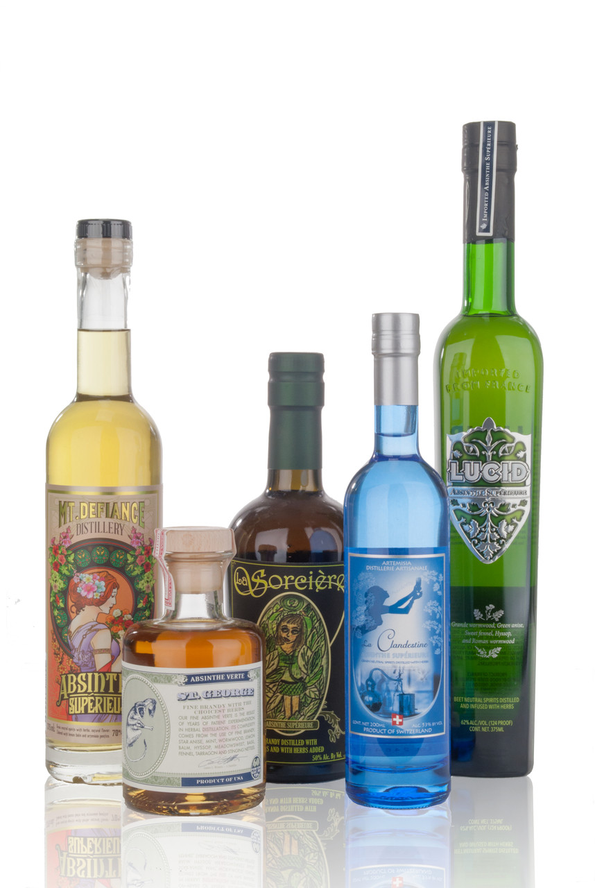 Sample Set of 5 Different Absinthes | Maison Absinthe