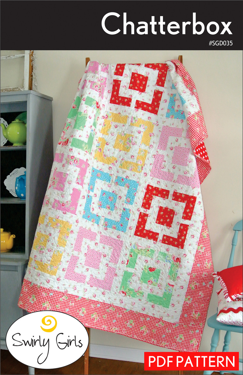 Chatterbox Quilt Pattern by Swirly Girls Design