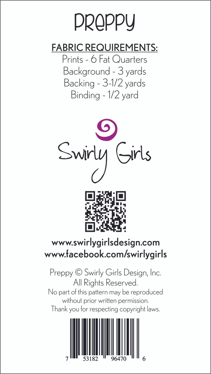 SGDDB04 Preppy Quilt Pattern