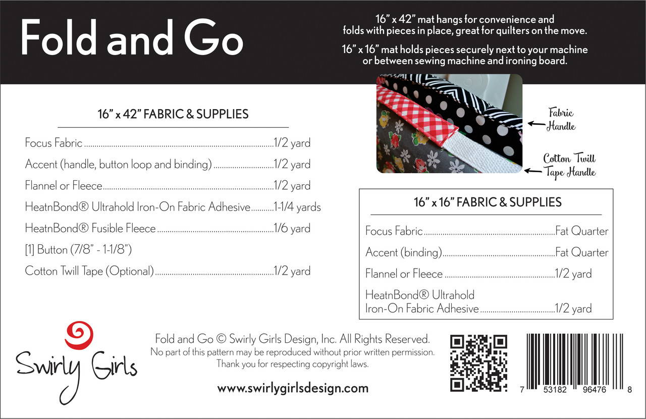 Fold & Go Pattern by Swirly Girls Design