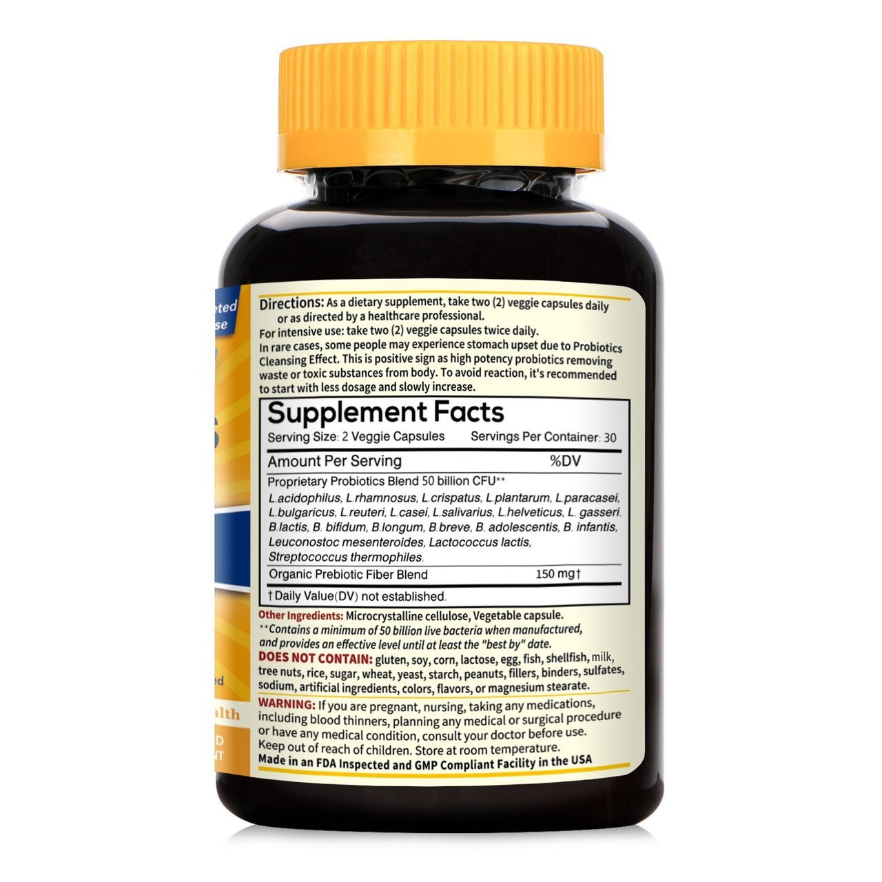 Buy Uk Probiotics 50 Billion 60 Caps Newrhythm Ultimate Digestive