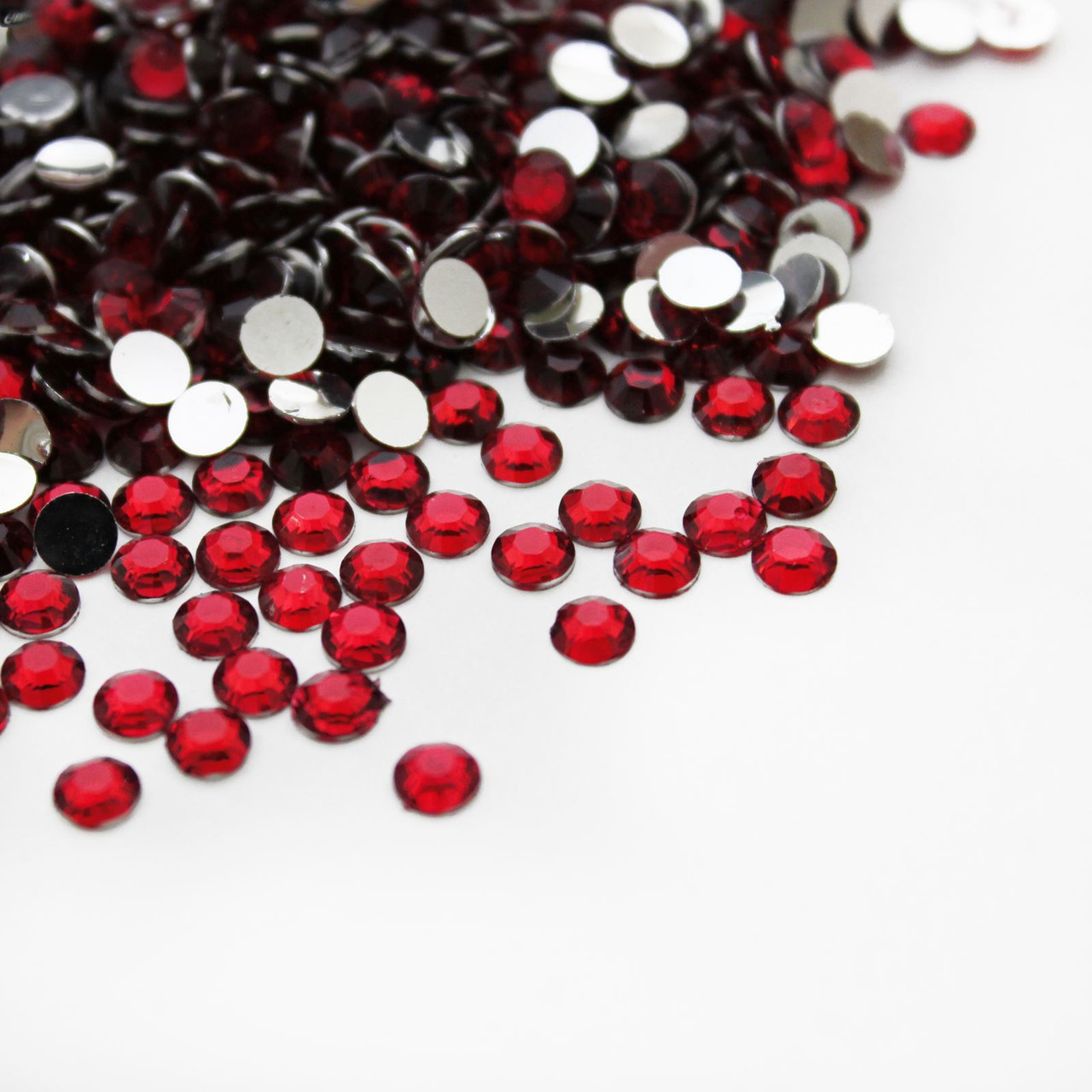 Flat back Rhinestones - Red - Crafty Critters