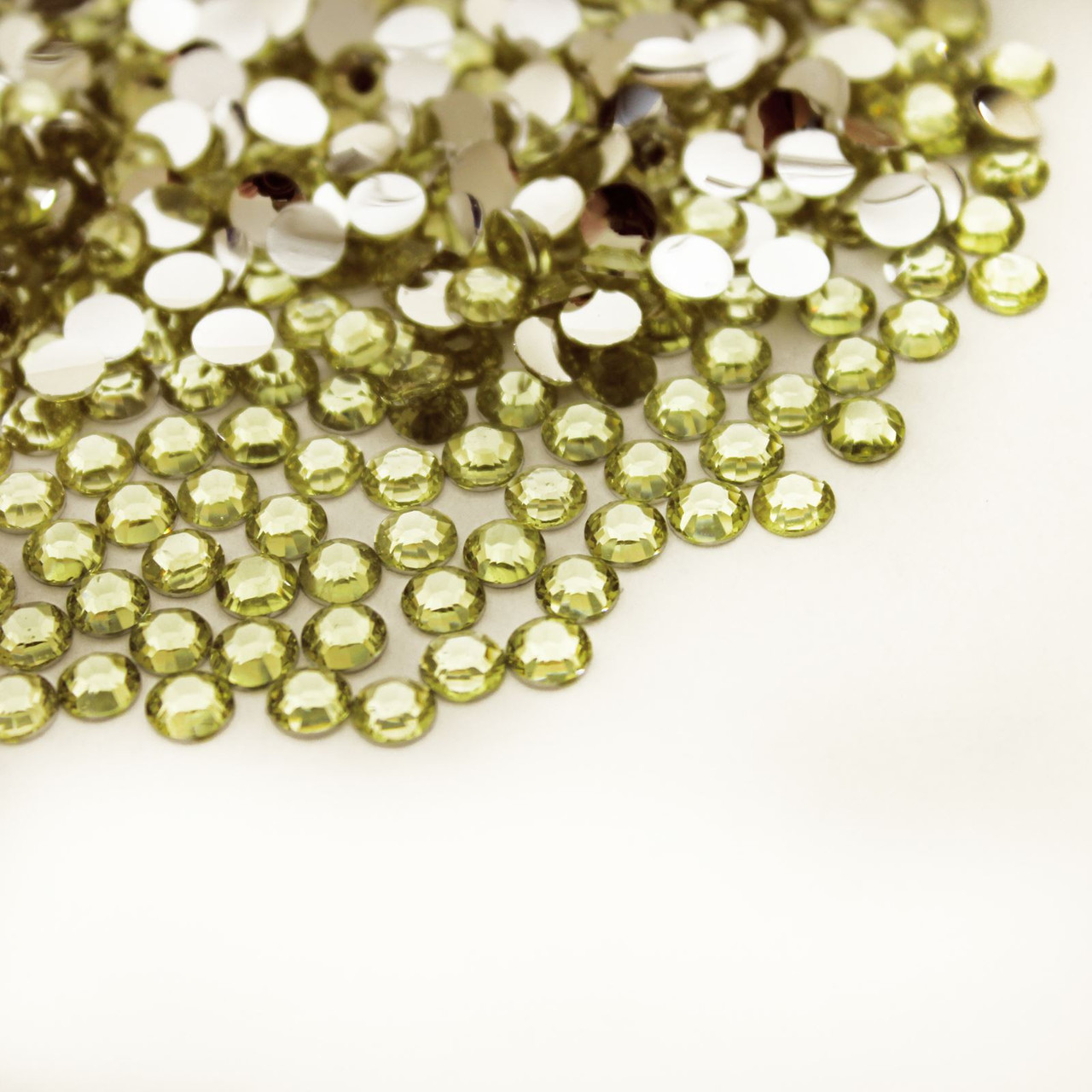 Flat back Rhinestones - Light Yellow - Crafty Critters