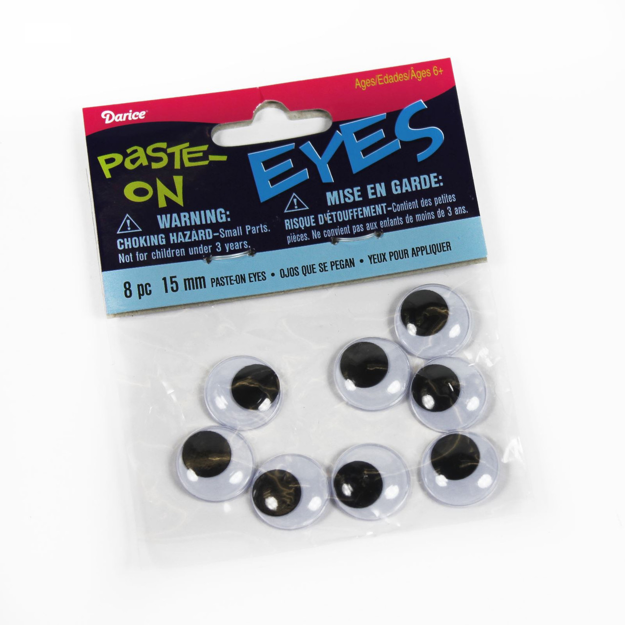 Paste-on Googly Eyes - 15mm - Crafty Critters