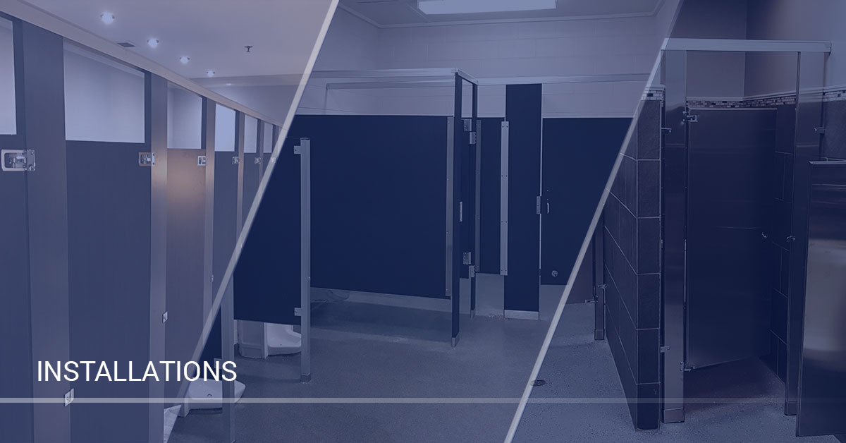 Bathroom Partition Installations in Georgia | Restroom Stalls and All