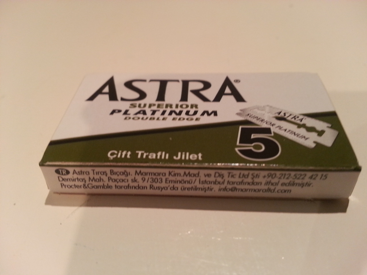Astra Superior Platinum (5 Blades) - Made in Russia - Gemstone Trading