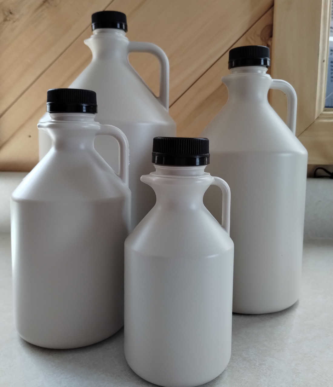 Blank Colonial Gallon Plastic Container