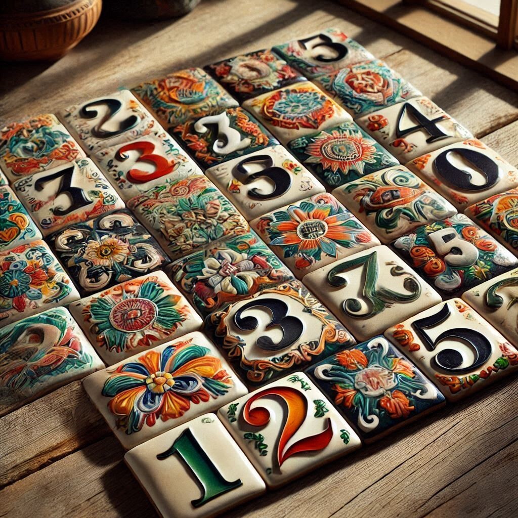 Mexican Tile Numbers for Homes & Businesses | Rustica House®