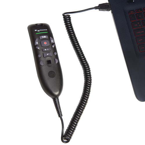 Nuance® PowerMic™ III Dictation Microphone For Dragon With 9ft Cord