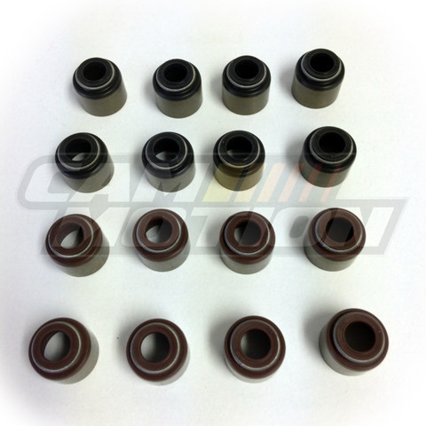 LS Valve Seals For Dual Valve Springs & Factory Guides, Set of 16 - Cam ...