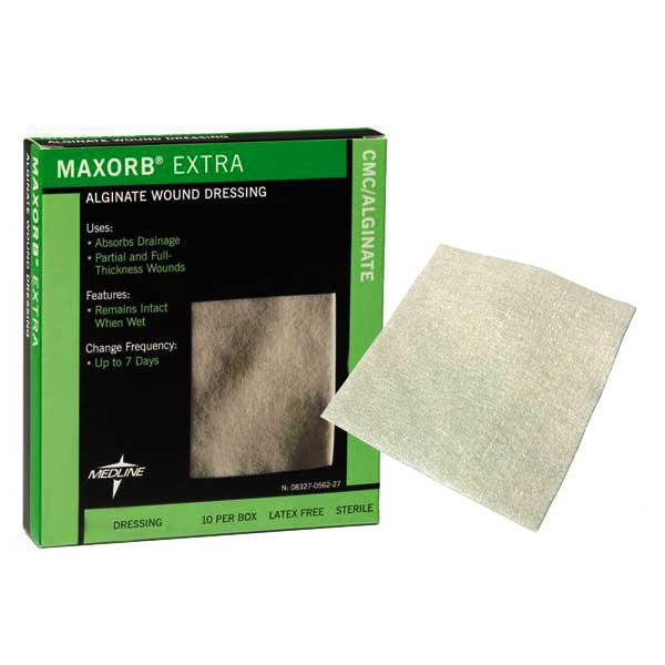 Maxorb Extra Calcium Alginate Dressing, 2" x 2" 60MSC7022EPZ-Each - MAR ...