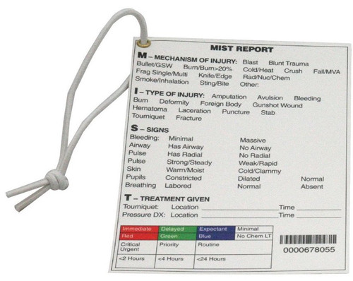 H&H Medical Enhanced Tactical Casualty Care Card