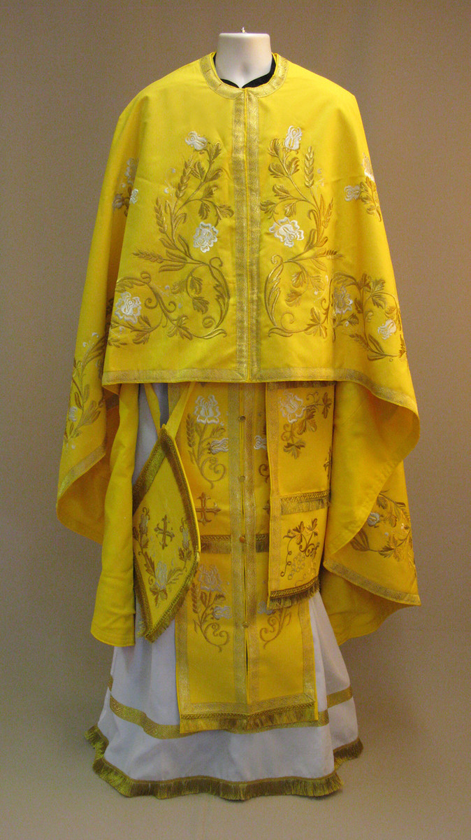 Greek Priest's Vestments: Gold #5 - 56/140 - St. Johns Monastery
