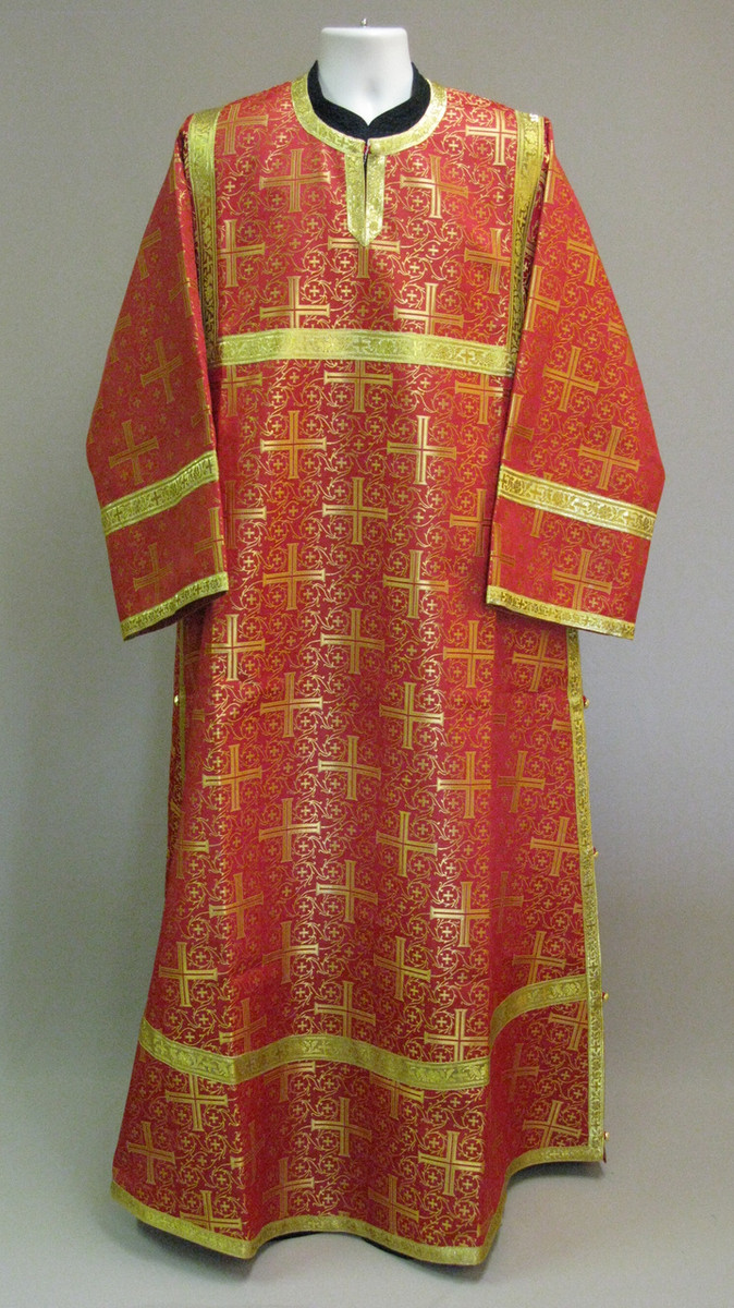 Red Server's Sticharion #12 - 112cm - St. Johns Monastery