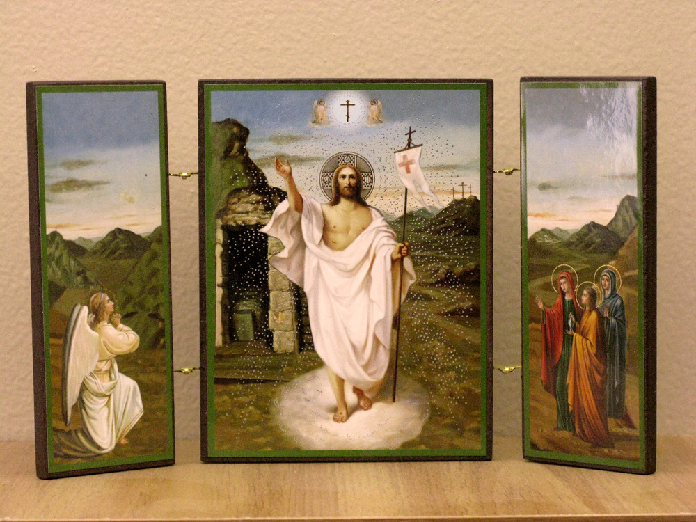 Resurrection Triptych #02 - St. Johns Monastery