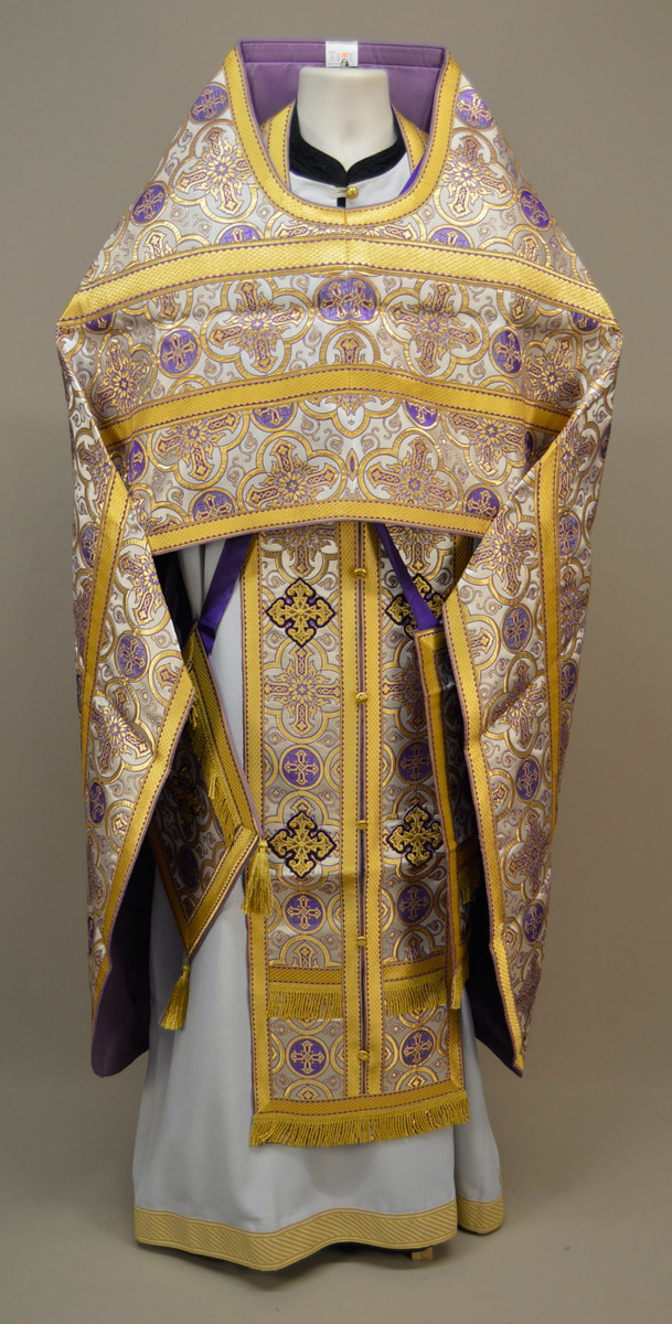 Russian Priest's Vestments: Purple #1 - 52/150 - St. Johns Monastery