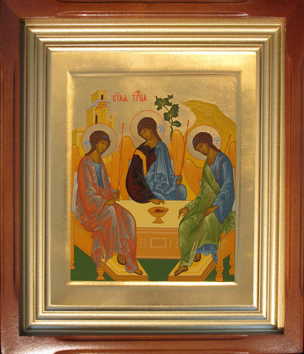 Trinity Icon #02 (Silkscreen) - St. Johns Monastery