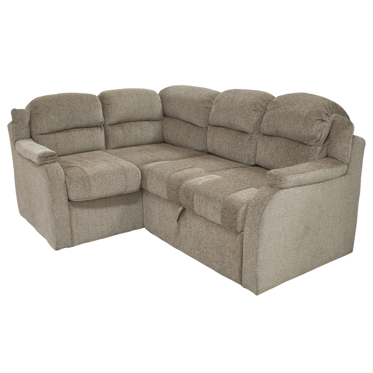 Tan Theater Seating w/ Sleeper & Storage - RV Parts Nation