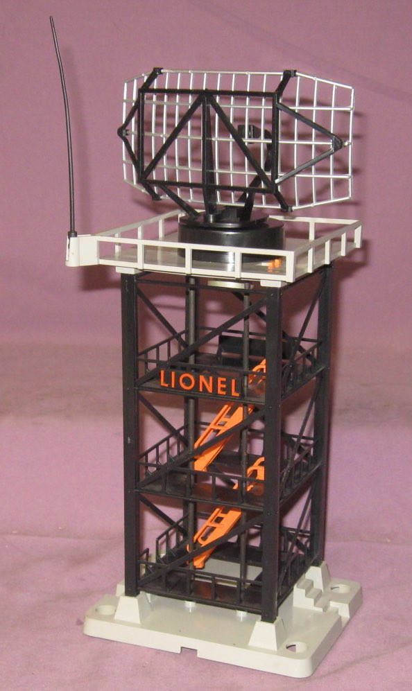 197 Rotating Radar Tower: Gray Top (7) - All Aboard Train Shoppe