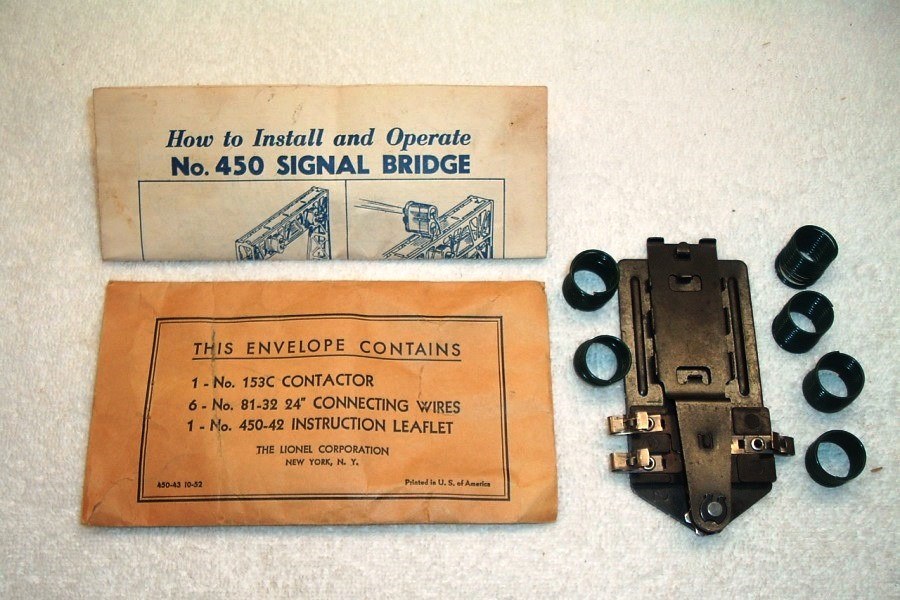 450 Signal Bridge Envelope & Components (8) - All Aboard Train Shoppe