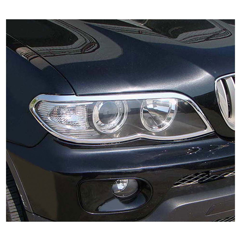 Premium FX | Front and Rear Light Bezels and Trim | 04-06 BMW X5 Series ...