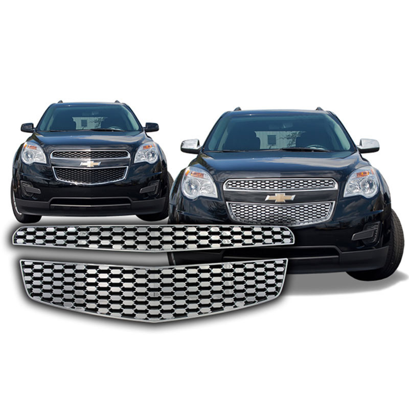 Auto Reflections Grille Overlays and Inserts 12 14 Chevrolet Equinox cgrl0117 equinox chrome