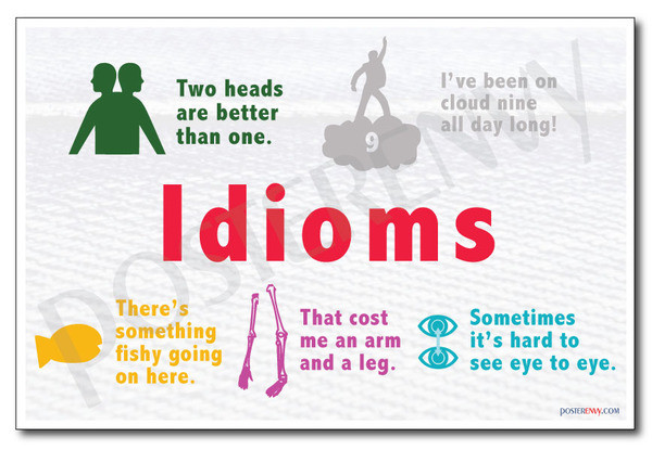 Idioms New Classroom Reading And Writing Poster