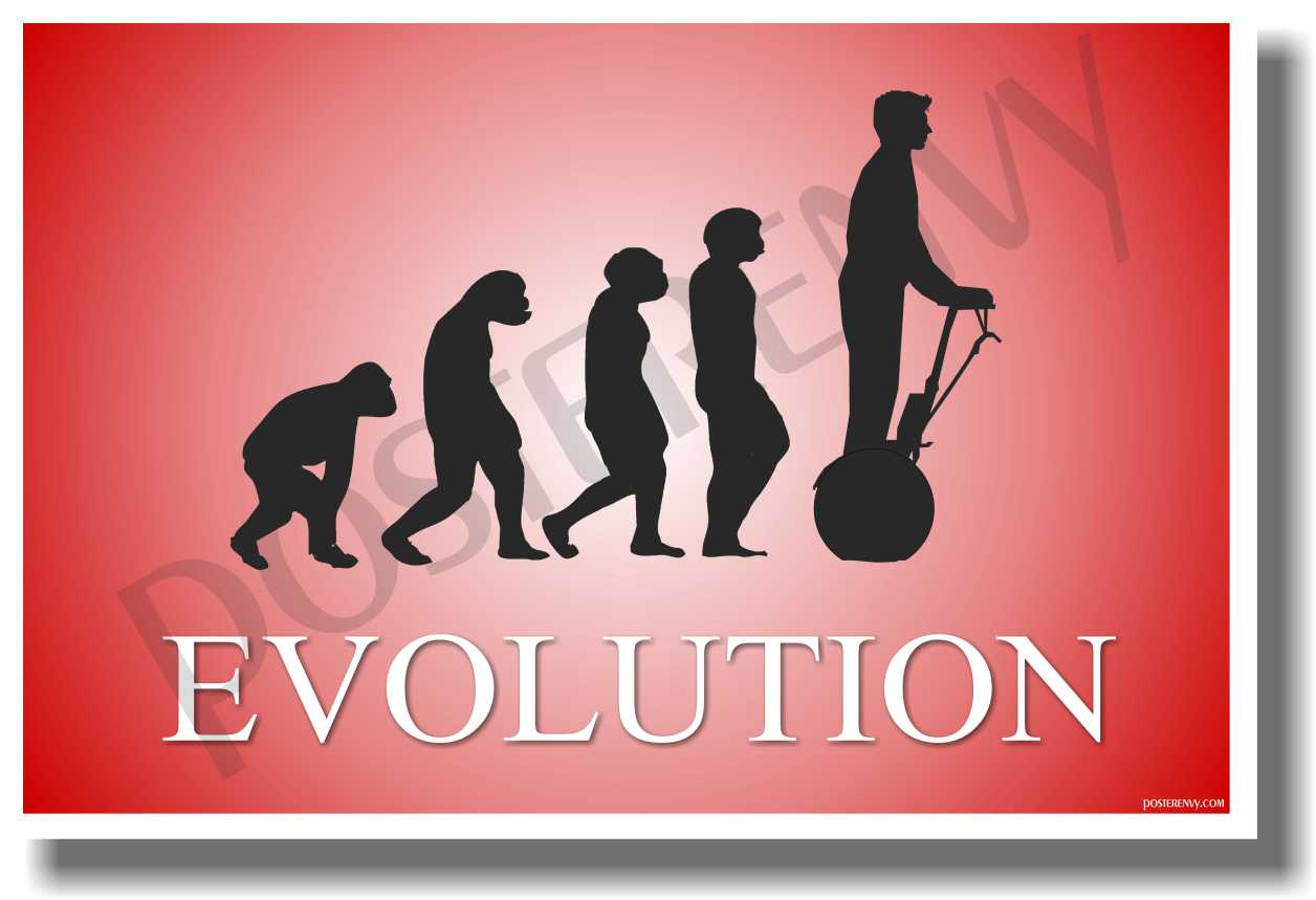 PosterEnvy - Segway Evolution - Red - New Humor Poster (hu245)