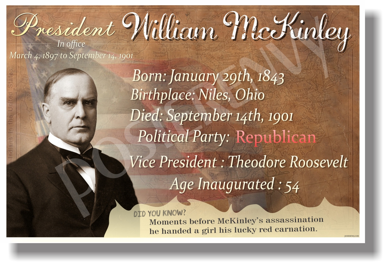 Presidential Series - U.S. President William McKinley - New Social ...