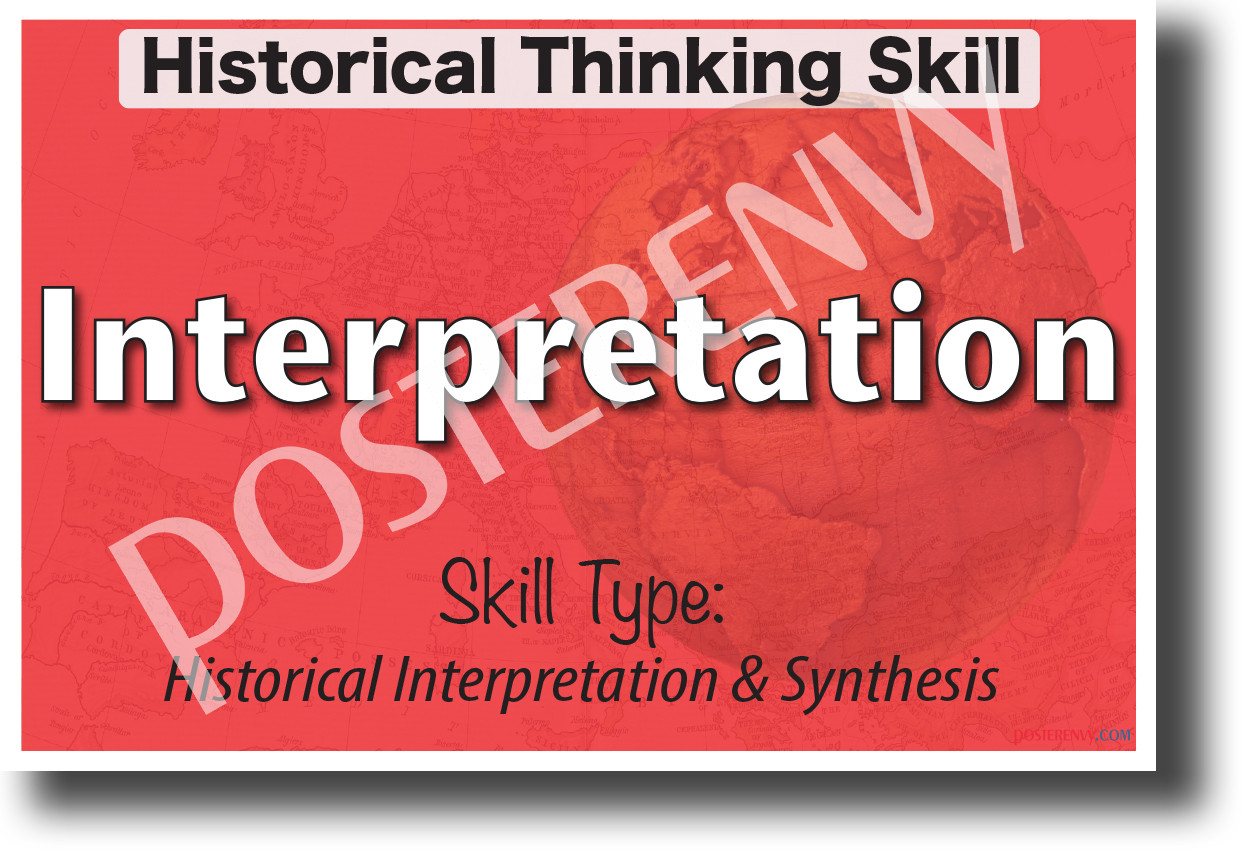 Historical Interpretation NEW Social Studies POSTER ss178 historical-interpretation-new-social-studies-poster-ss178