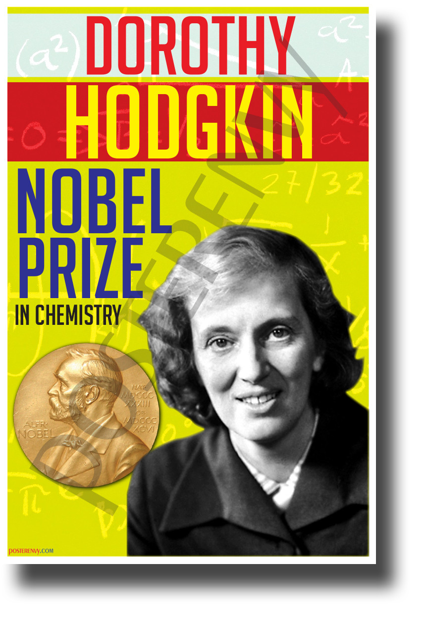 Dorothy Hodgkin NEW Famous Person Science Poster
