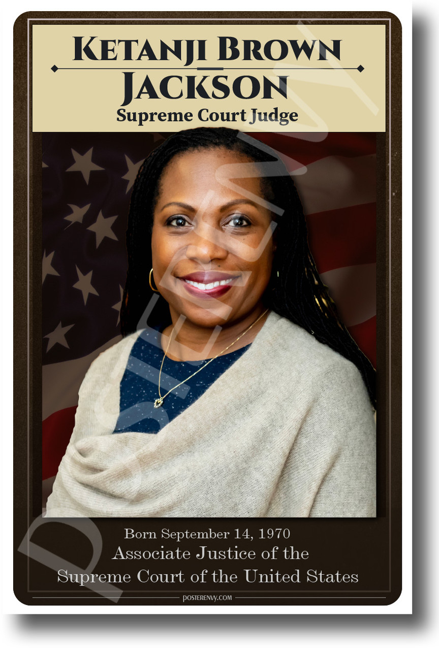 Supreme Court Justice - Ketanji Brown Jackson - NEW Classroom ...