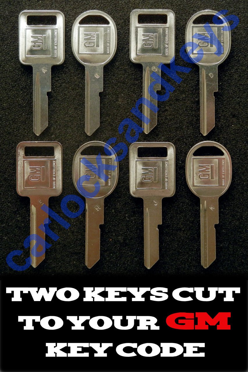 1971-1973 Buick Centurion Keys Cut By Code - 2 Working keys! - Car ...