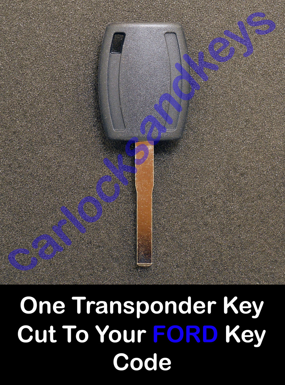 One High Securty Transponder Key For A 2014-2018 Ford Transit Connect ...