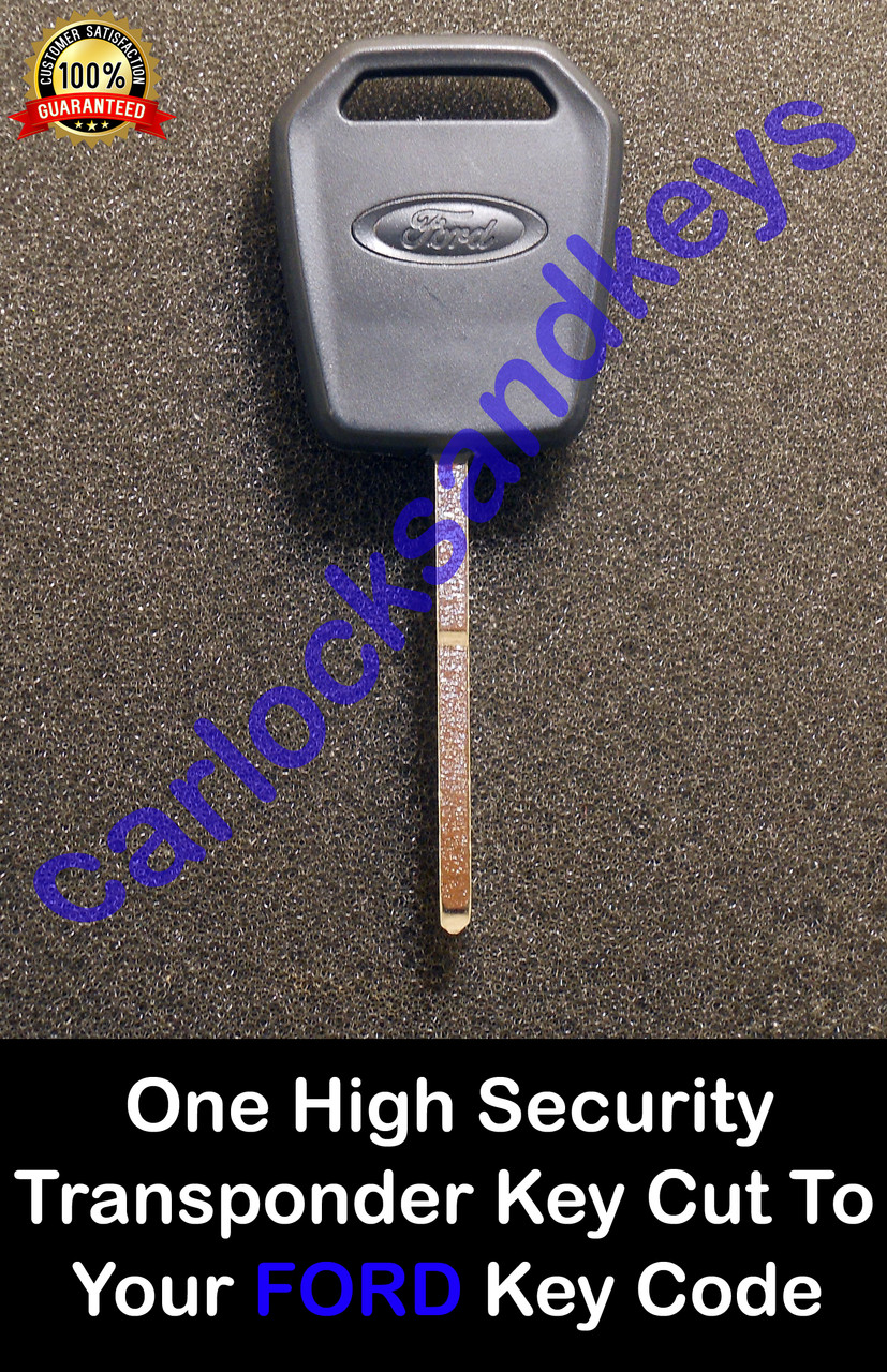 One OEM High Security Transponder Key For A 2015-2024 Ford Mustang ...