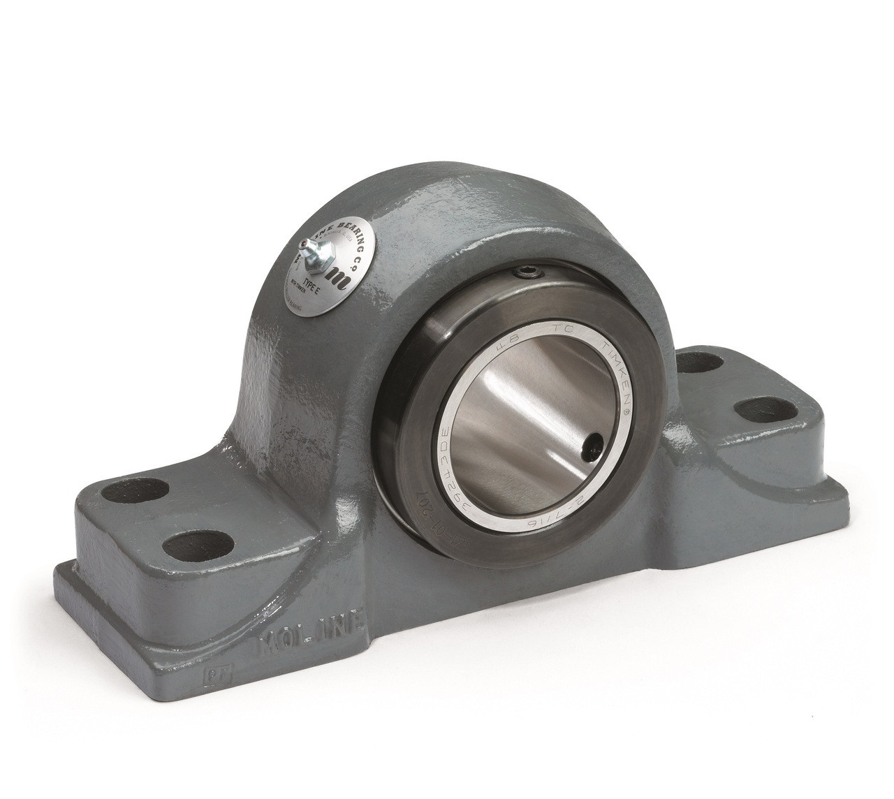 5-7/16" Type-E Heavy Duty Four Bolt Pillow Block Bearing ...