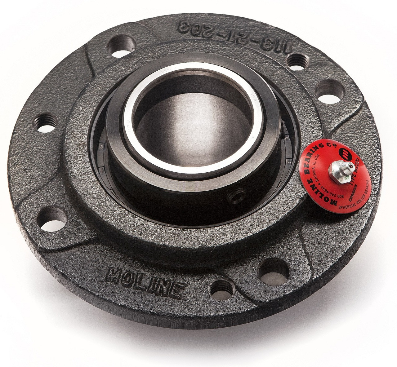 2 15 16 M2000 Heavy Duty Four Bolt Piloted Flange Bearing theBigBearingStore