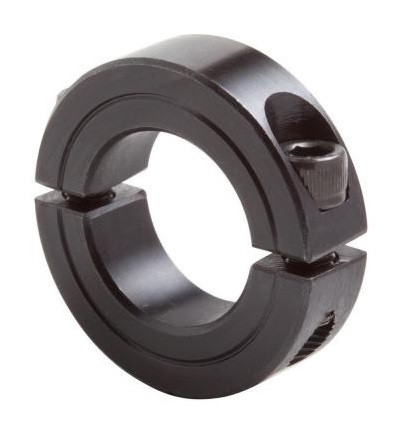 1-1/4" Black Oxide Double Split Shaft Collar - theBigBearingStore.com