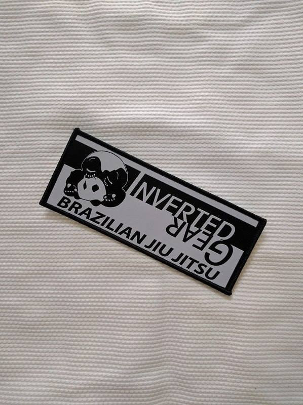 Inverted Gear Rectangle Patch 6"x2.5" | The Jiu Jitsu Shop