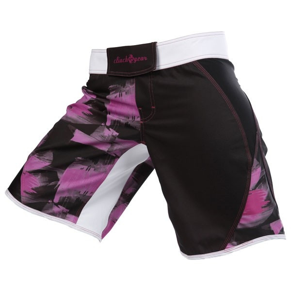 Clinch Gear Womens Signature Darkside Short- Black - The Jiu Jitsu Shop